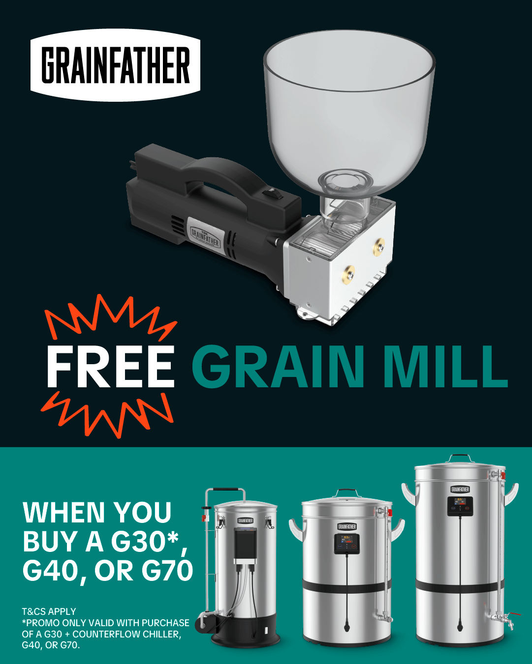 Grainfather + Free Grainfather Mill – All Things Fermented | Home Brew ...
