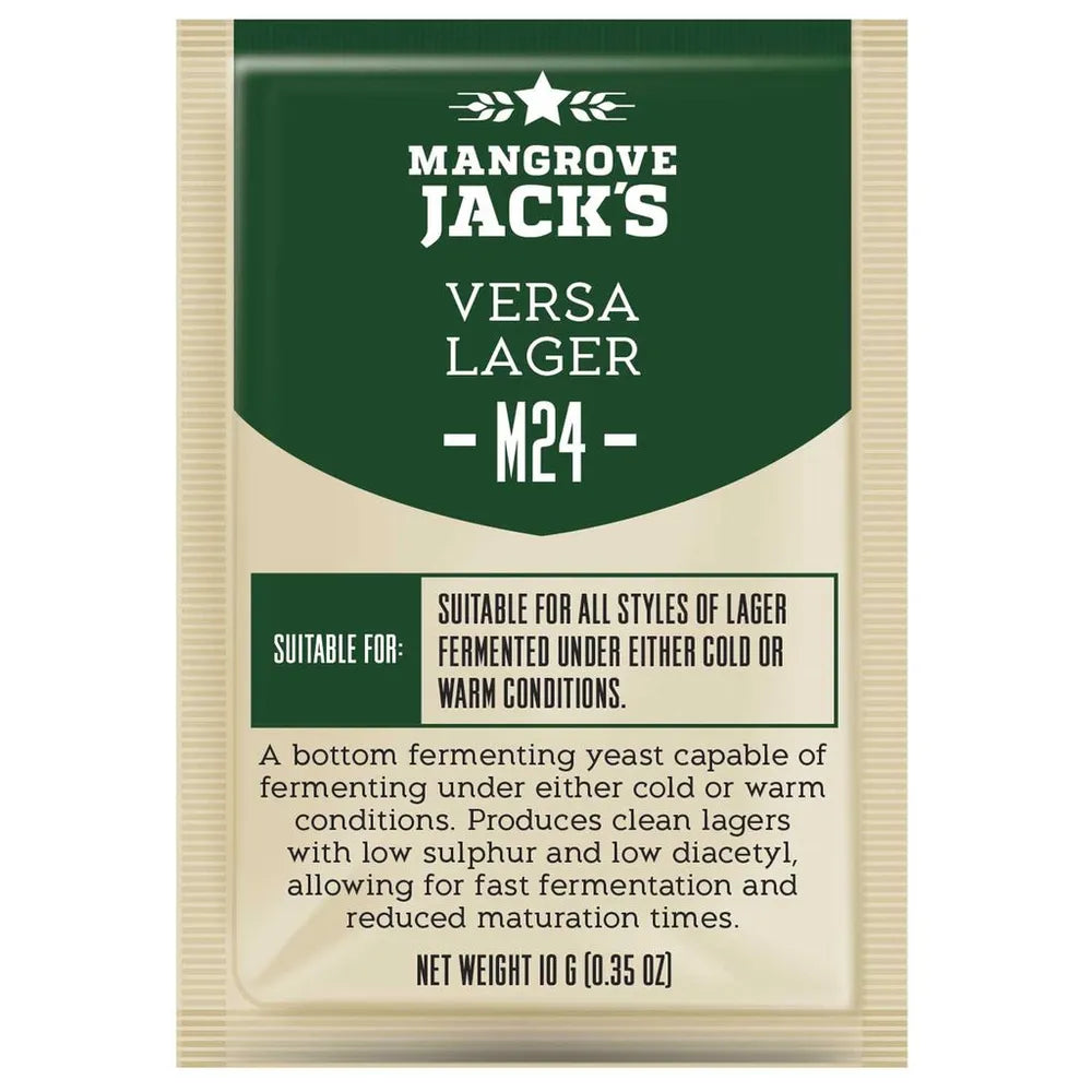 Mangrove Jack’s CS Yeast M24 Versa Lager (10g) – All Things Fermented ...