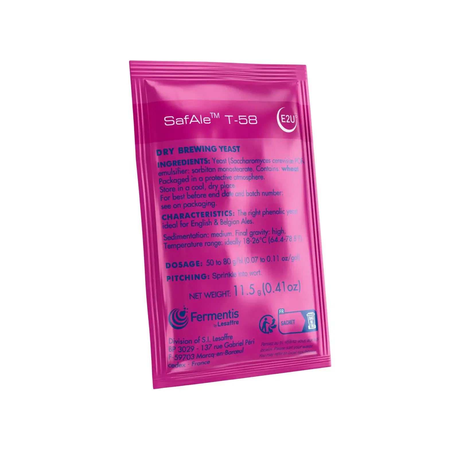 SafAle T58 Yeast (11g) – All Things Fermented | Home Brew Supplies Shop